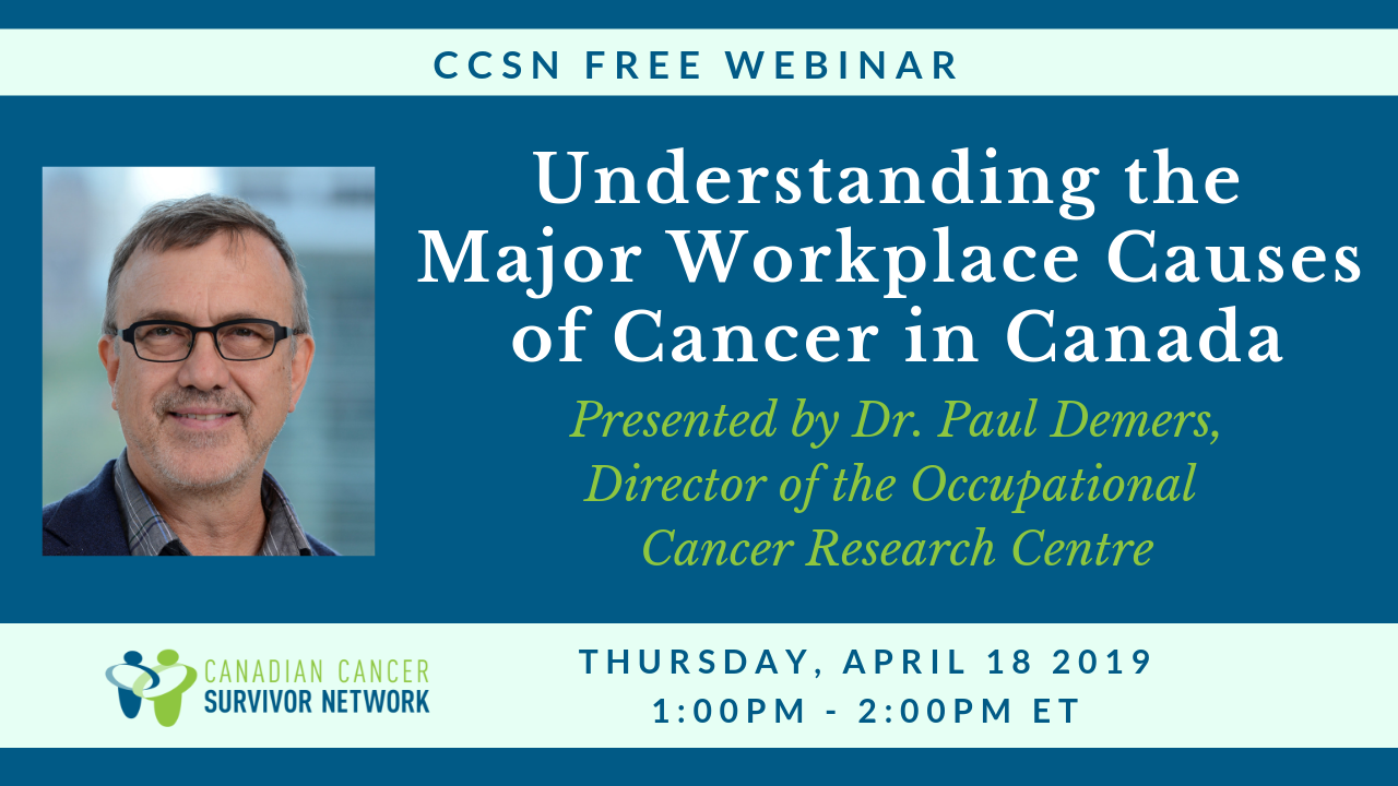 Workplace Cancer Hazardmo - Canadian Cancer Survivor Network