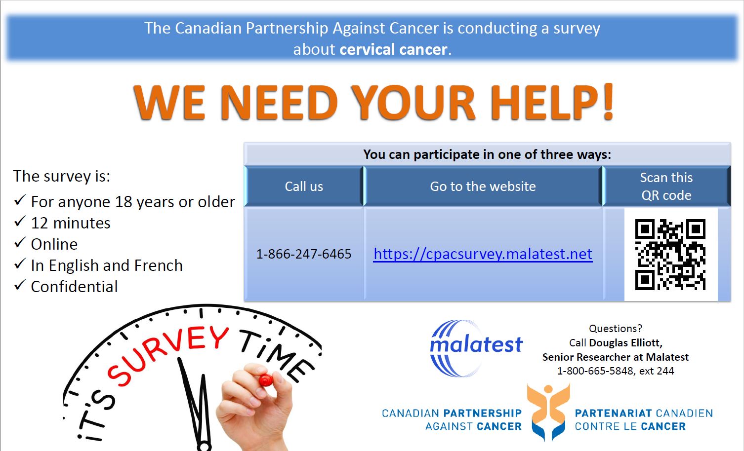 Poster EN - Canadian Cancer Survivor Network
